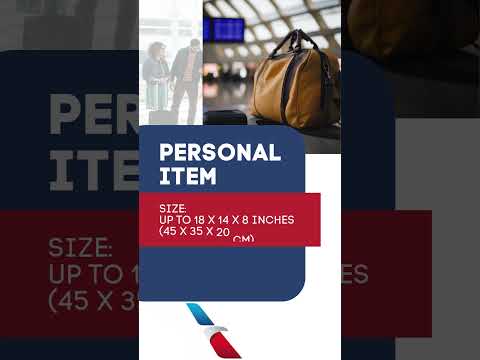 American Airlines (AA) Cabin Baggage Policy #americanairlines #americanairlinesbaggage
