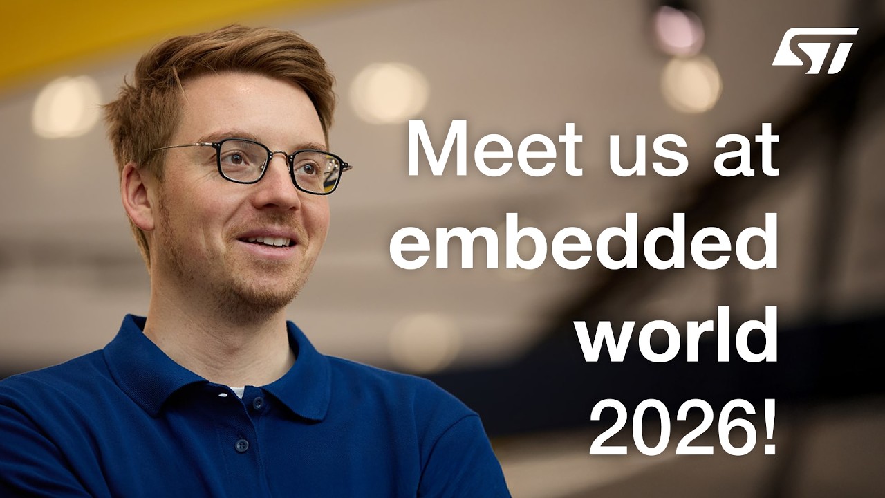 Meet ST at embedded world 2026