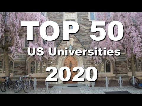 TOP 50 US Universities in 2020