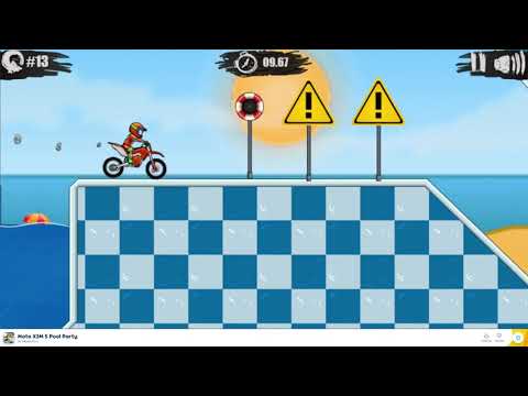 Moto X3M 5 Pool Party Game Play