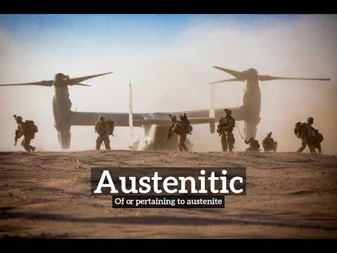 How to Say Austenitic in English? | How Does Austenitic Look? | What is Austenitic?