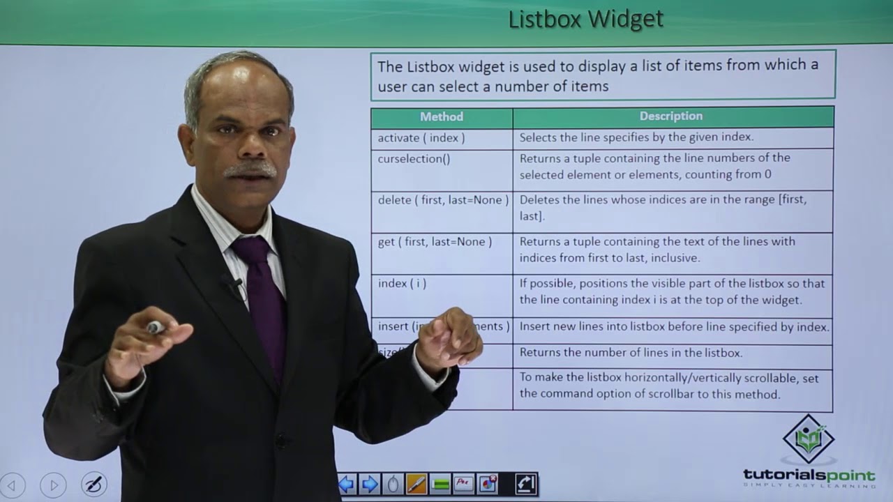 Python - Listbox Widget