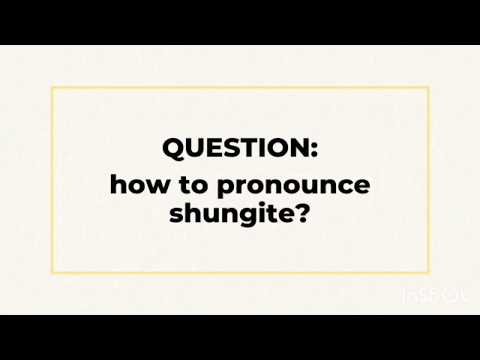 Say Shungite: Shungite Q&A