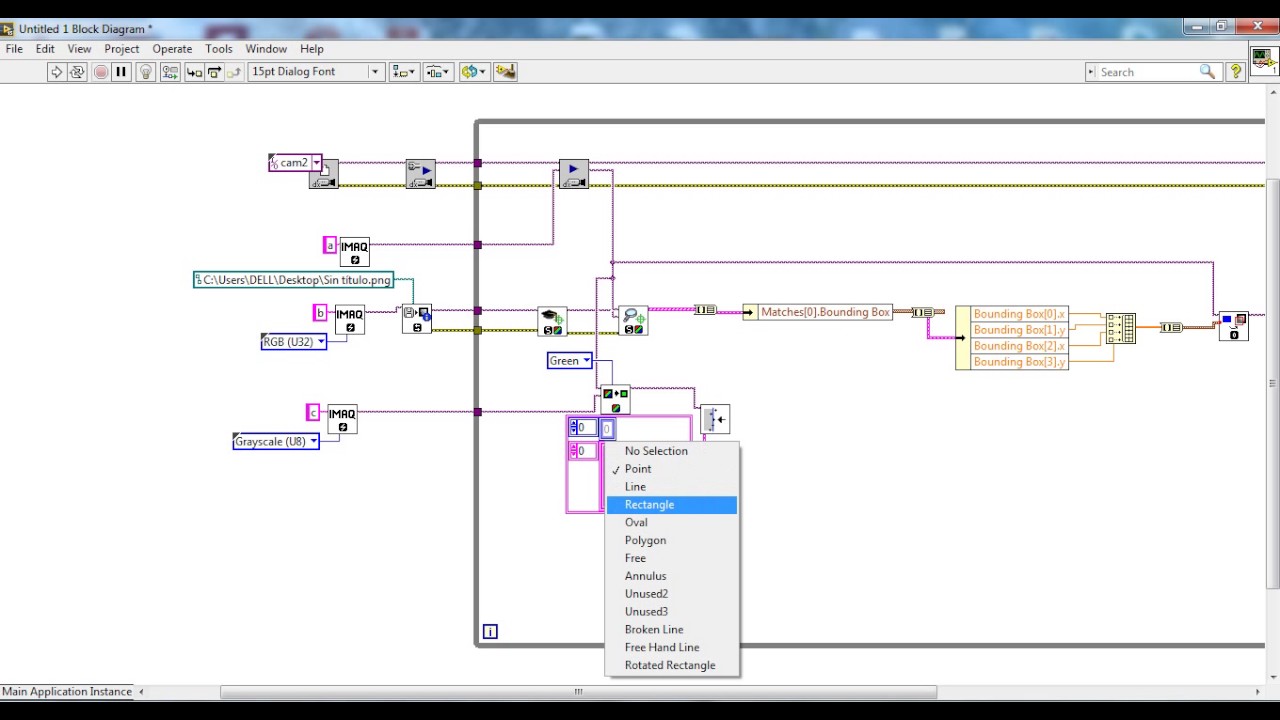 Tutorial Labview: Detección de color y bordes
