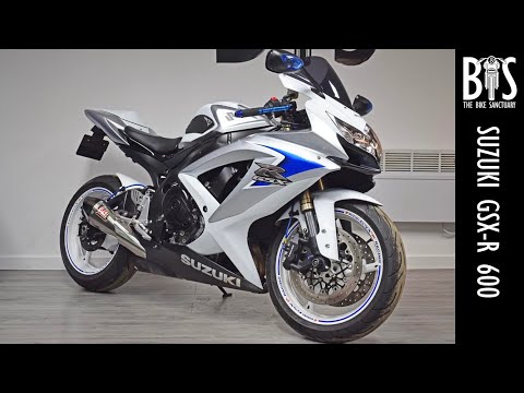 2008 ‘08 Suzuki GSXR600 White 600cc Supersport Used Motorcycle For Sale