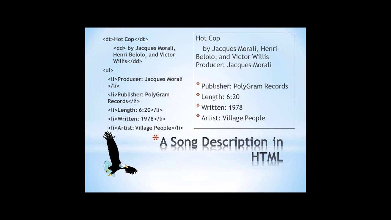 An Eagle Eye View of XML