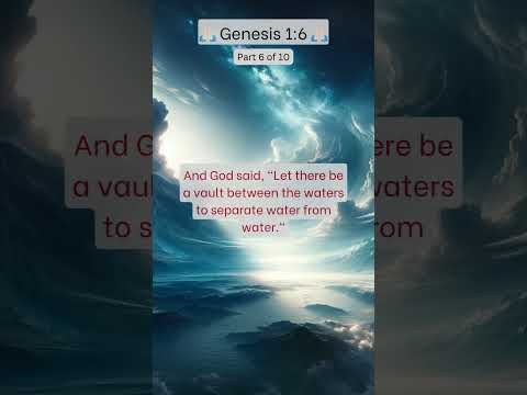 🙏🏻Genesis 1:6: The Genesis of Heaven and Earth🙏🏻#Genesis, #God