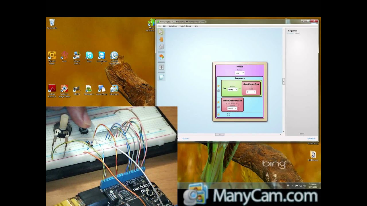 Micro-Workflow for Netduino