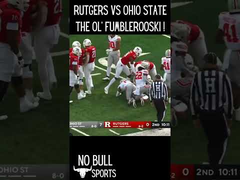 The Ol' Fumblerooski works against Ohio State