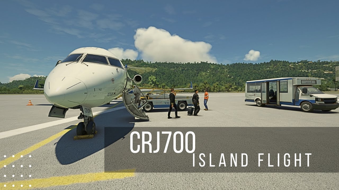 CRJ 700 morning island flight. CRJ videos here - Videos & Streams ...