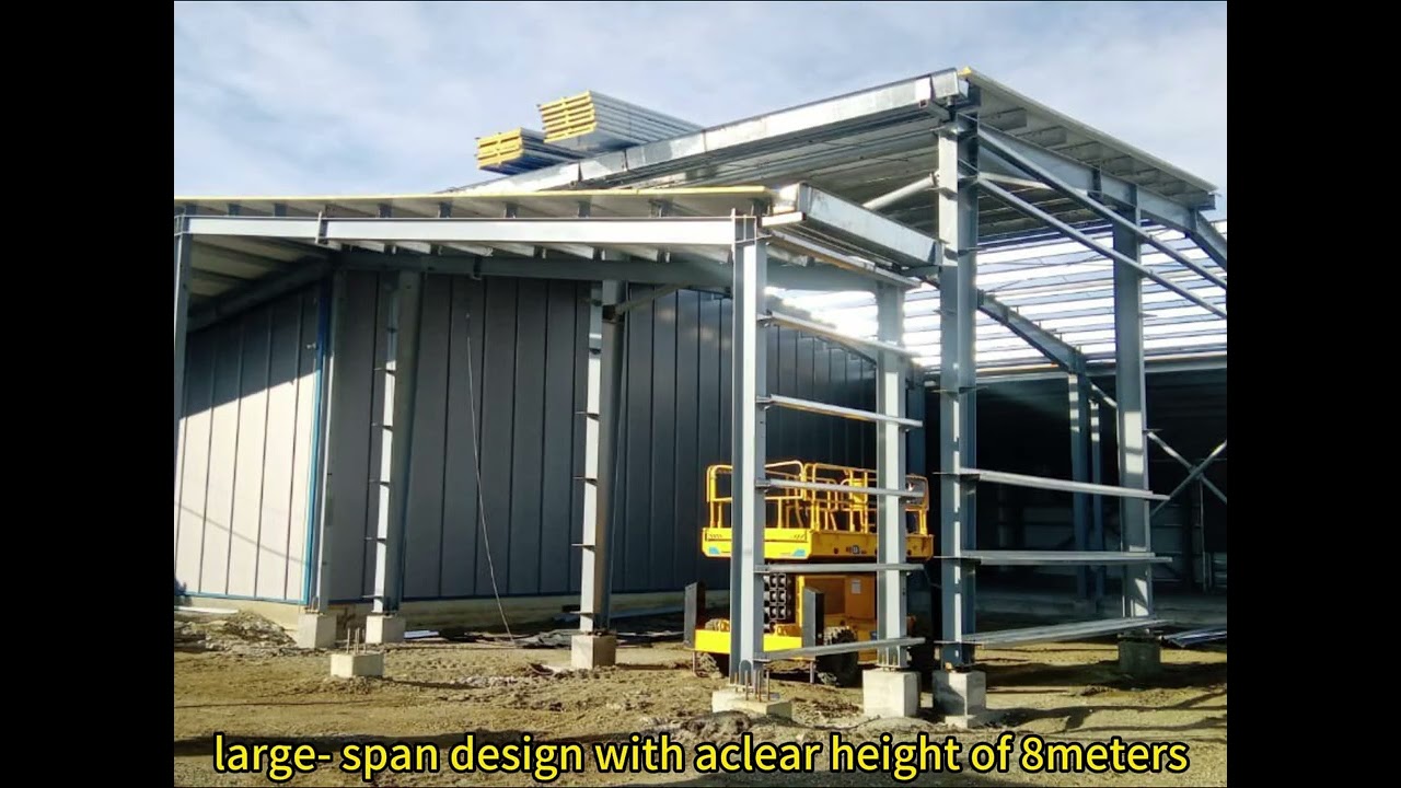 Finished Large Span Steel Structure Warehouse Project in Argentina