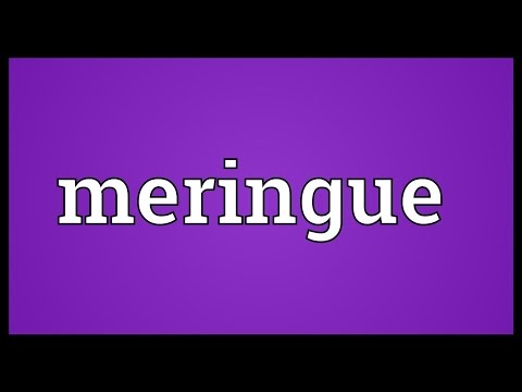 Meringue Meaning
