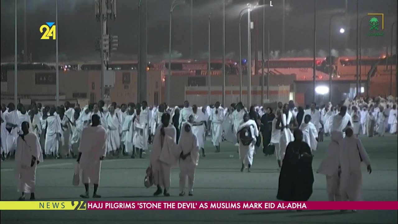 Hajj Pilgrims 'Stone The Devil' As Muslims Mark Eid Al Adha