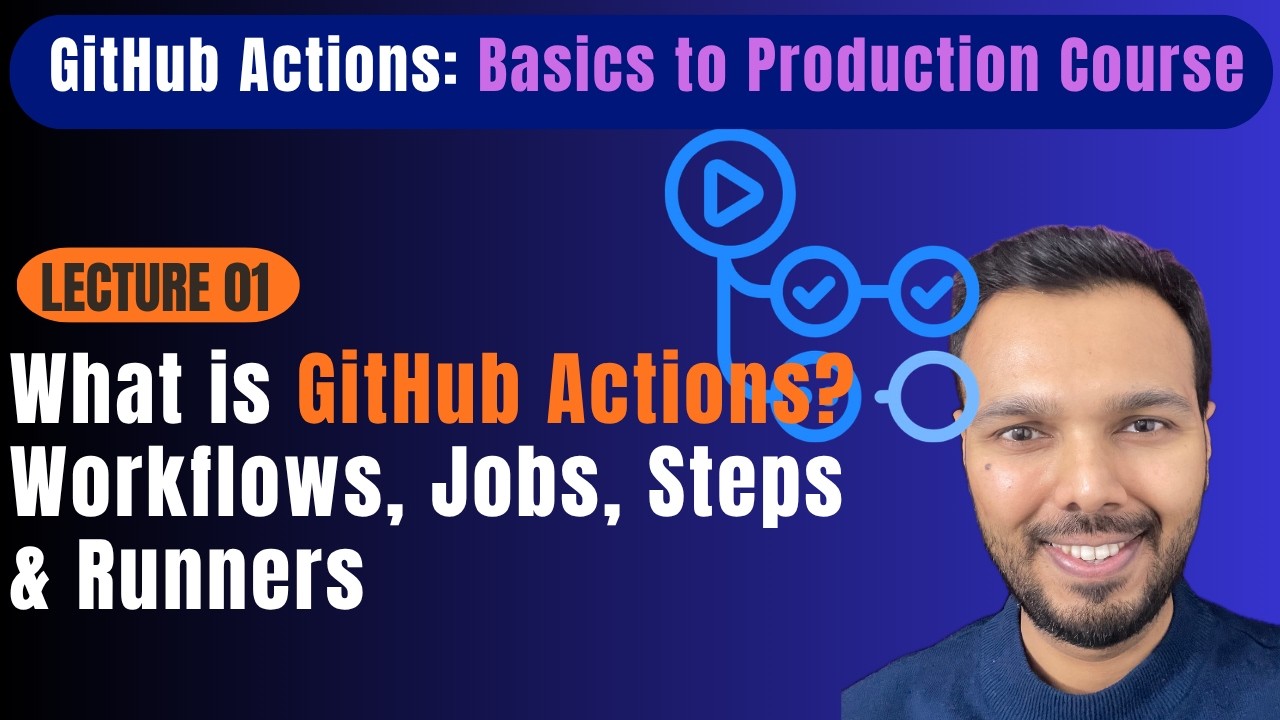GitHub Actions Fundamentals | Workflows, Jobs, Steps & First Workflow Demo