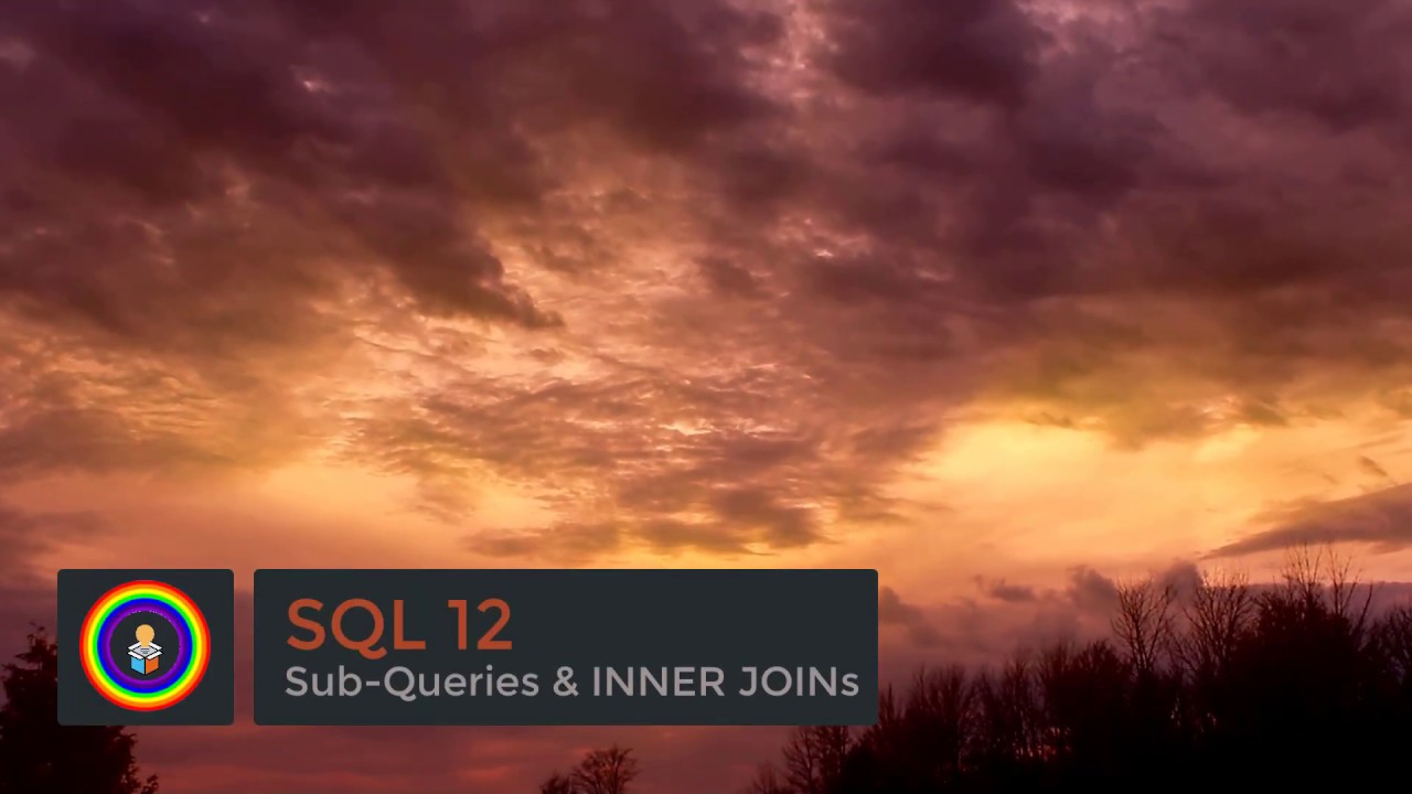 Sub-queries and inner joins