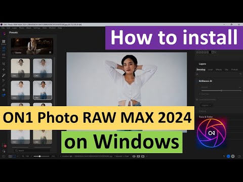 How to Install ON1 Photo RAW MAX 2024.5 on Windows