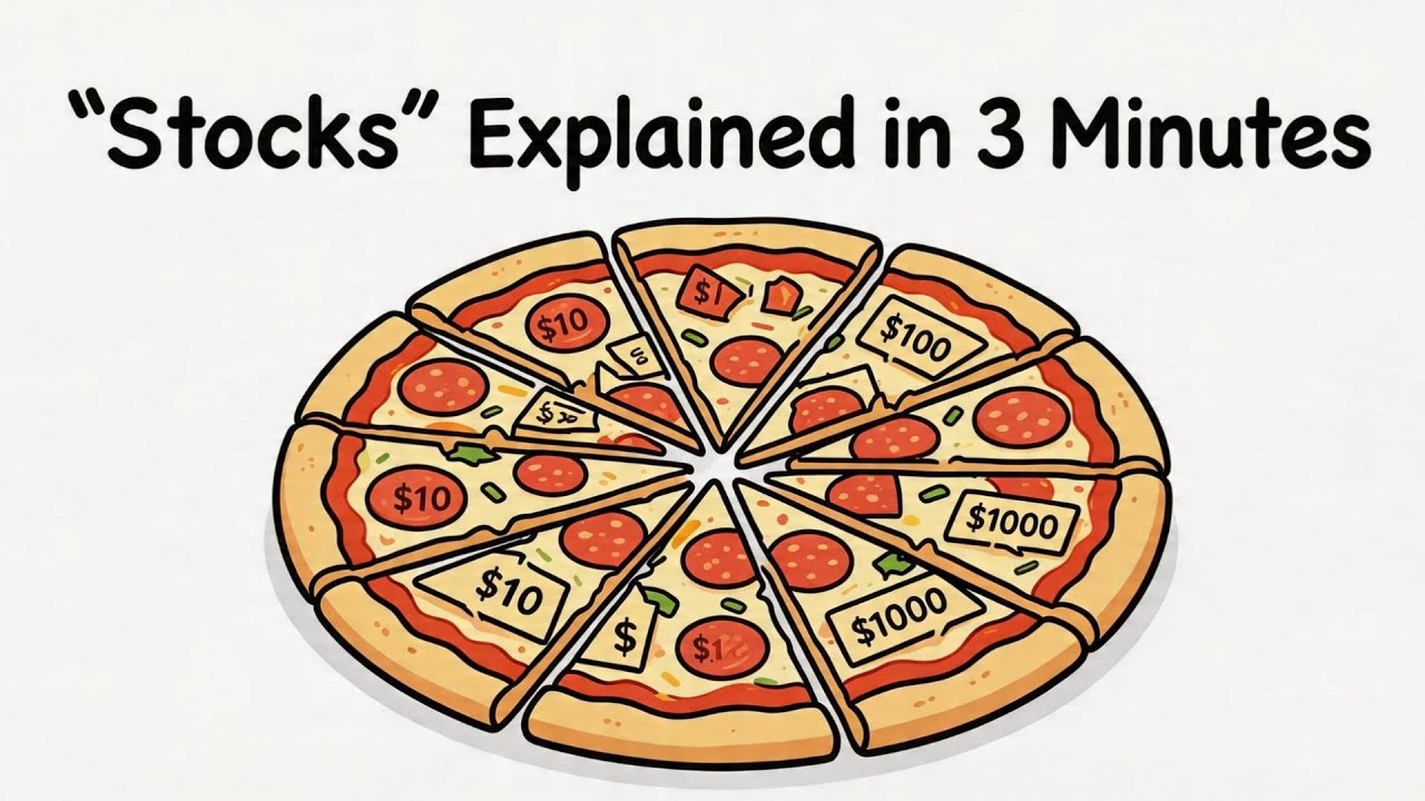 What are Stocks? I Explained the Stock Market Using a Pizza. (Financial Basics)