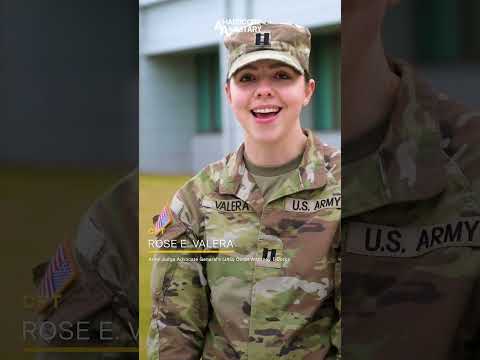 JAG Corps Attorney (I-Corps) Capt. Rose E. Valera – Military Career Opportunities