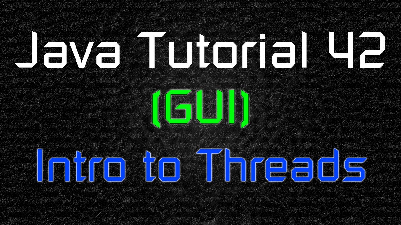 Java Tutorial 42 - Introduction to Threads (Sleep Method)