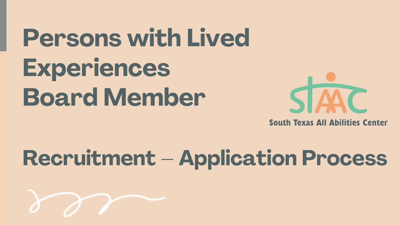 STAAC  PLE Board Member Application