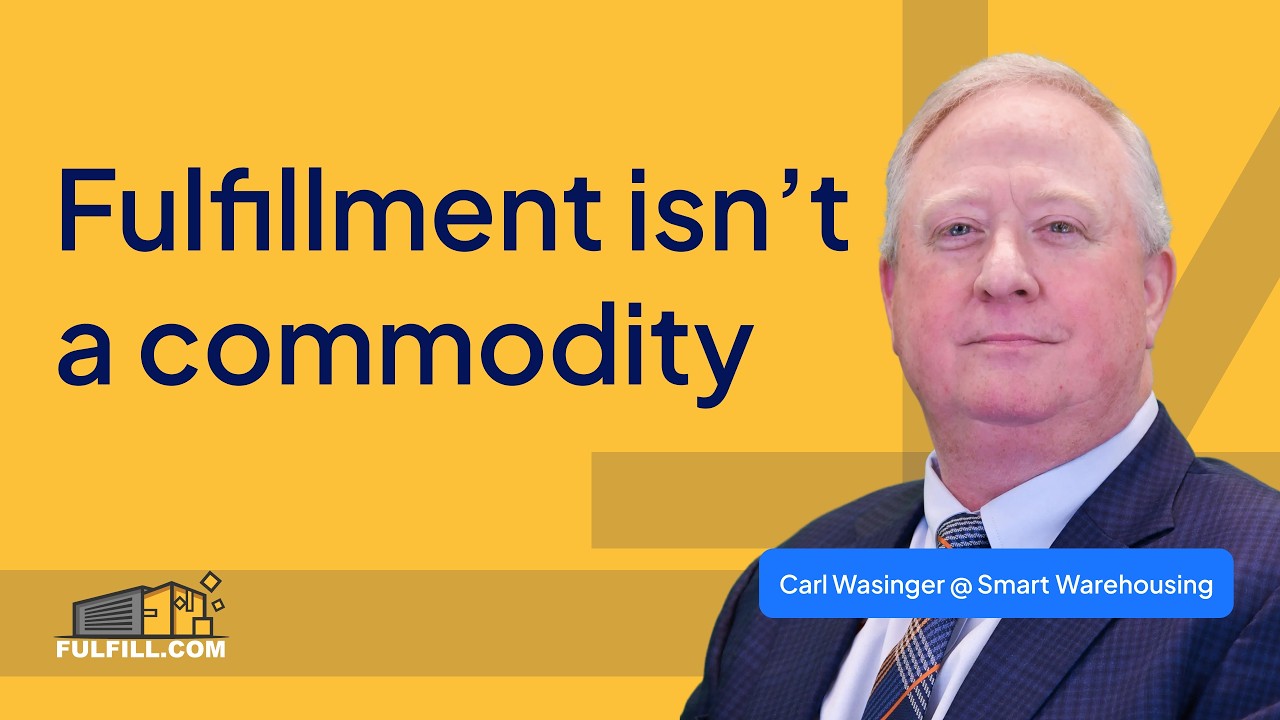 Carl Wasinger from Smart Warehousing on Inventory Optimization & AI in Logistics | Fulfill.com