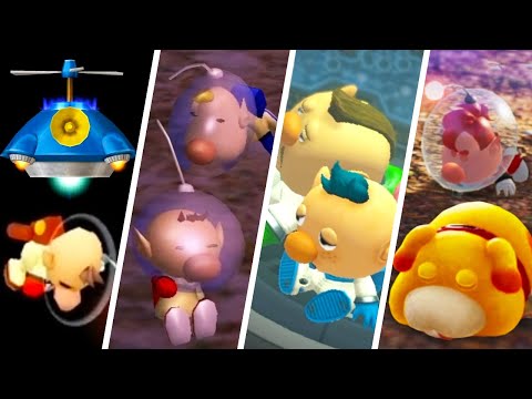 Evolution of Pikmin Deaths & Game Over Screens (2001-2023)