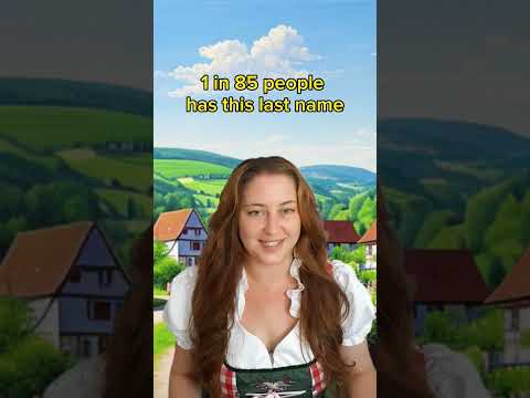 Most Common German Surname #germanlanguage #german #germany #learngerman #languagelearning