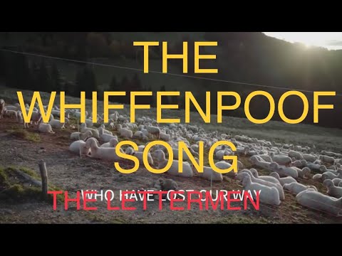 THE WHIFFENPOOF SONG THE LETTERMEN WITH SING ALONG LYRICS