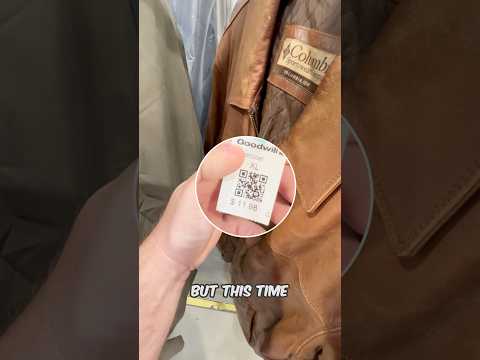 Leather Columbia Jacket Thrift Store Find Sells Quickly on eBay!