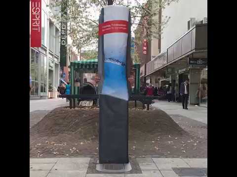 Trinkbrunnen in der Frankfurter City enthüllt