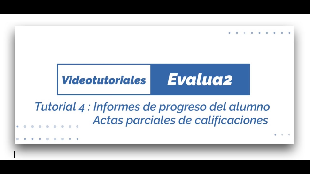 EVALUA2: Tutorial 4