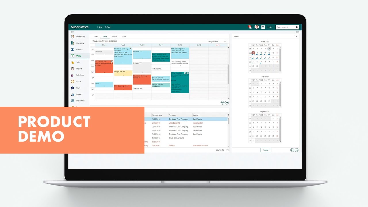 SuperOffice diary - How to manage your tasks and optimize your schedule