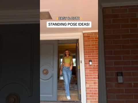 easy standing poses for ur next photoshoot!โจ #shorts #girl #photography #pose