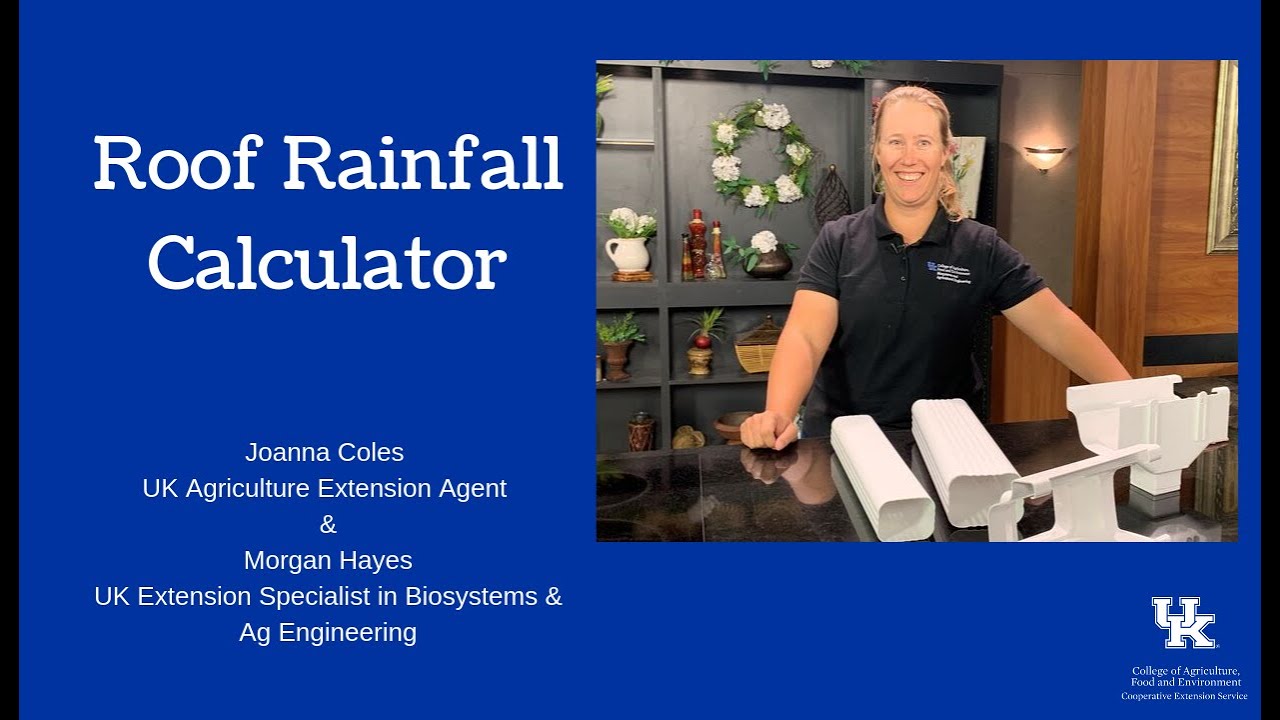 Roof Rainfall Calculator