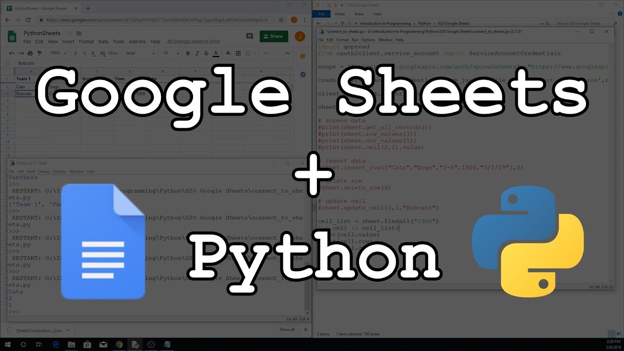 Access and Edit Google Sheets with Python