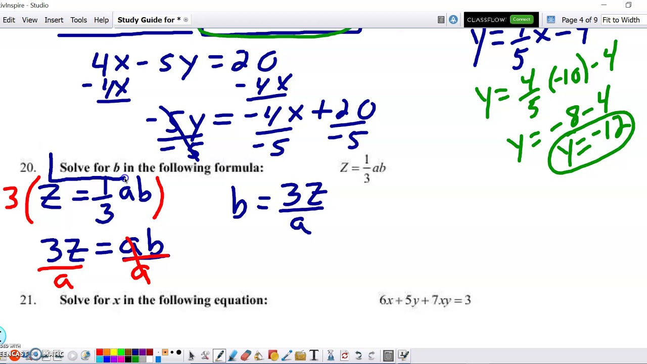 Ad Alg Chapter 1 Study Guide Section 1 4