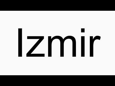 How to pronounce Izmir