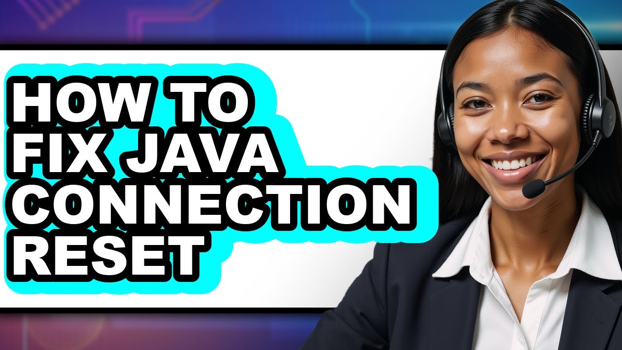 How to Fix Java Connection Reset (easy Method)