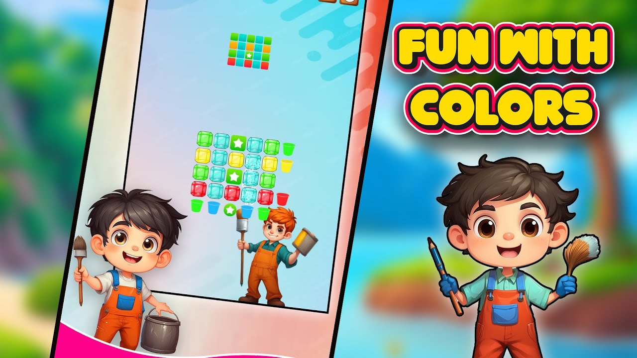 Fun with Colors || Construct 3 Game Template || Source code