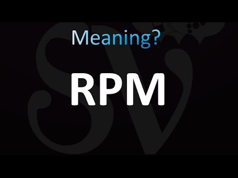 RPM Meaning (Abbreviation)