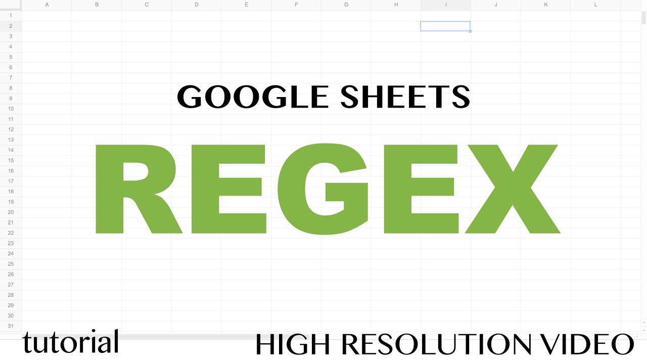Google Sheets - RegEx REGEXEXTRACT, Functions Exctract, Replace, Match Tutorial - Part 1