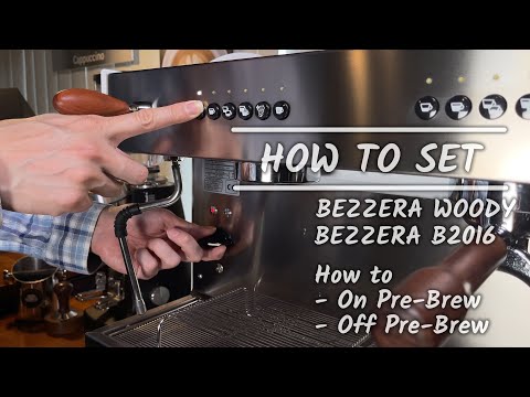 (303) How to enable pre-brew on Bezzera Woody & Bezzera B2016 espresso machine Malaysia Barista