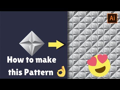 How to make Metal Engraved Seamless Pattern | Graphic Design Idea 2020