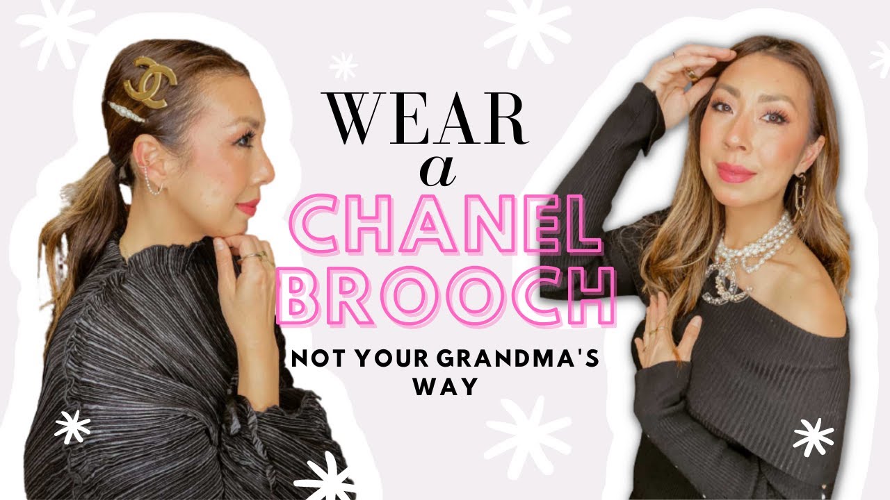 7 chic ways to wear a CHANEL brooch  *not your Grandma's way*