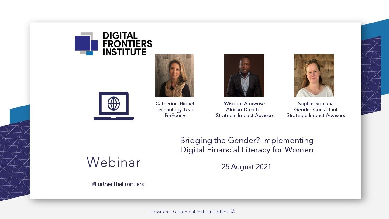 Webinar: Bridging the Gender Gap?  Implementing Financial Literacy for Women