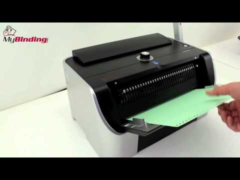 Tamerica OfficePro 34e Electric Wire Binding Machine Demo