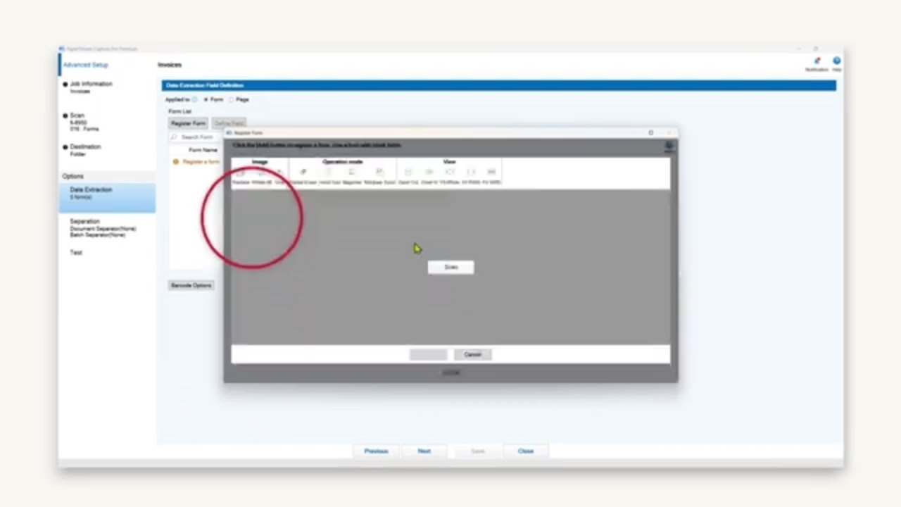 How to Register Forms Using Forms Recognition in PaperStream Capture Pro | Step-by-Step Tutorial