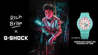 CASIO G-SHOCK Rich Brian Collaboration model「GA-2100RB」 advert uk