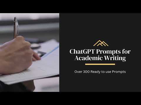 300+ ChatGPT Prompts for Academic Writing