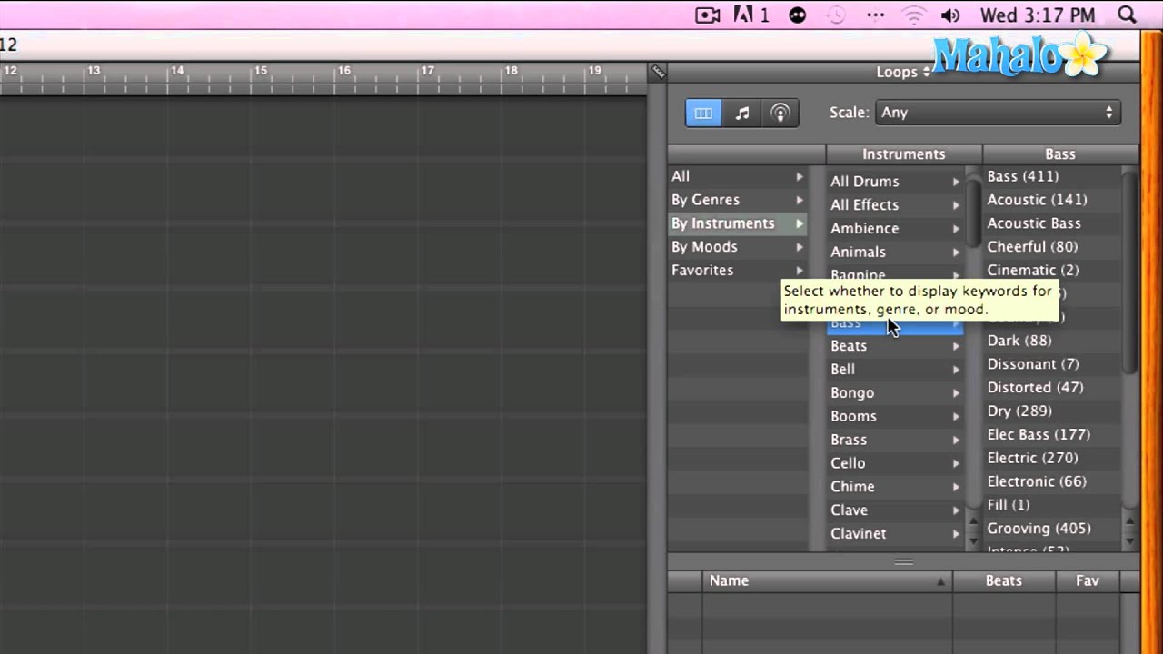 GarageBand Tutorial - Adding Loops